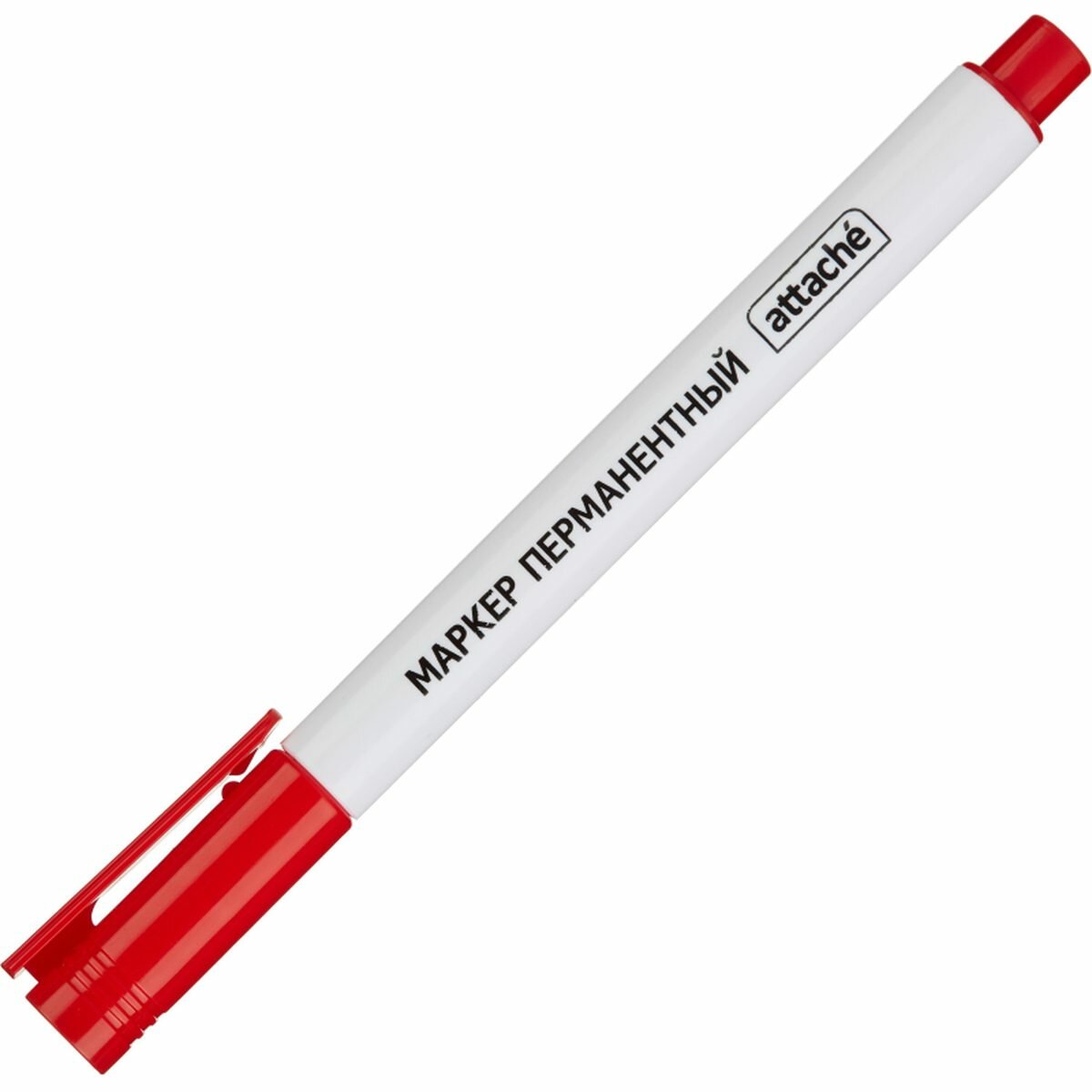 Маркер перманентный Attache (0.5мм, игольчатый наконечник, красный)