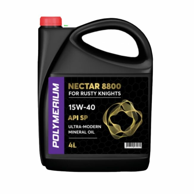 POLYMERIUM NECTAR 8800 15W-40 SP 4L минеральное моторное масло