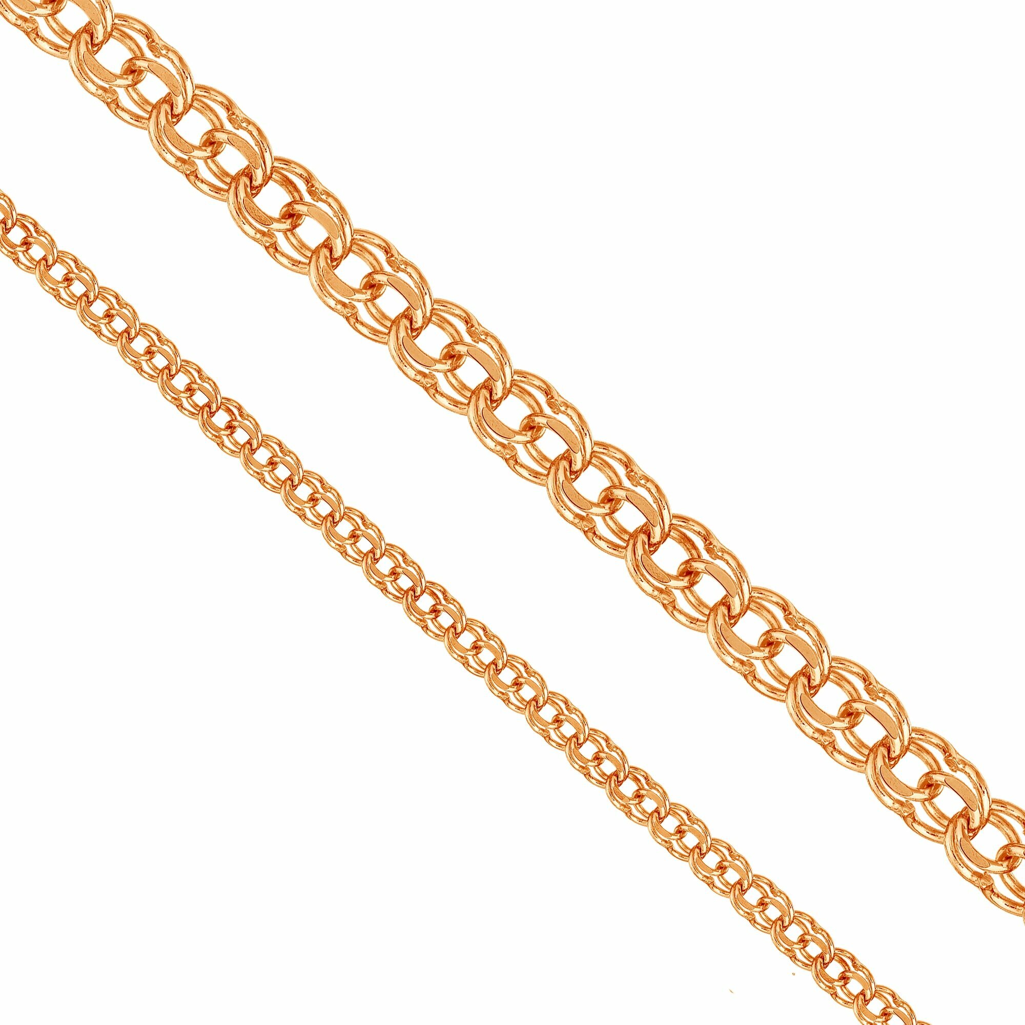 Цепь красное золото, 585 проба