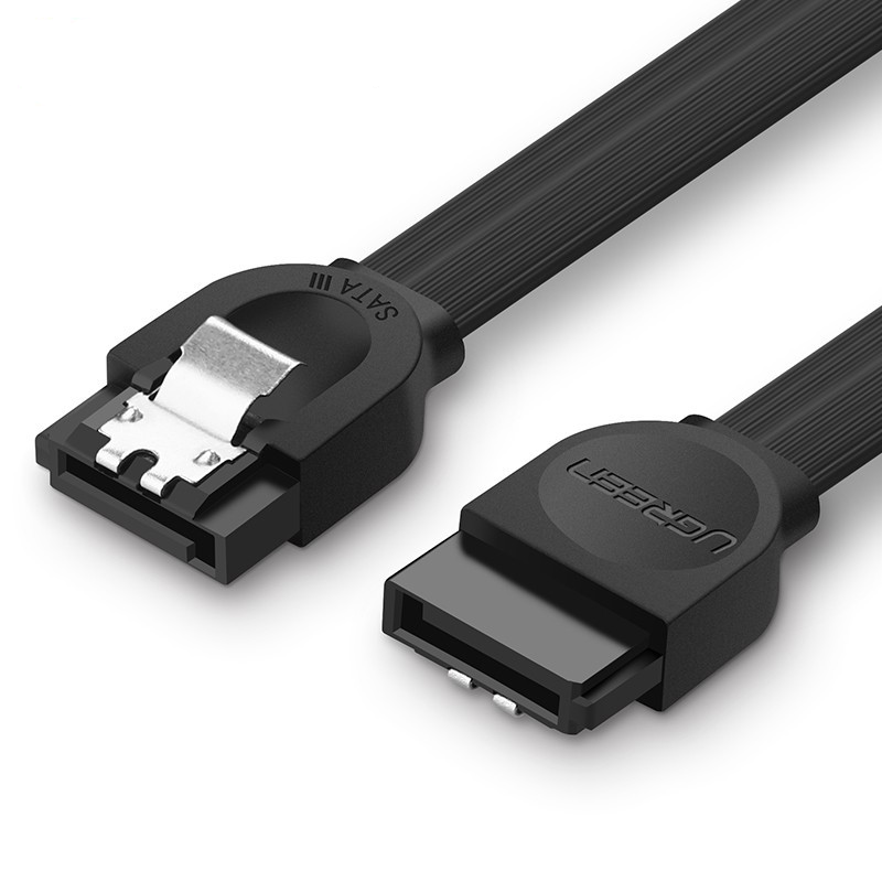 Кабель UGREEN US217 SATA 3 Data Cable 0.5м Черный SATA 3.0 RU