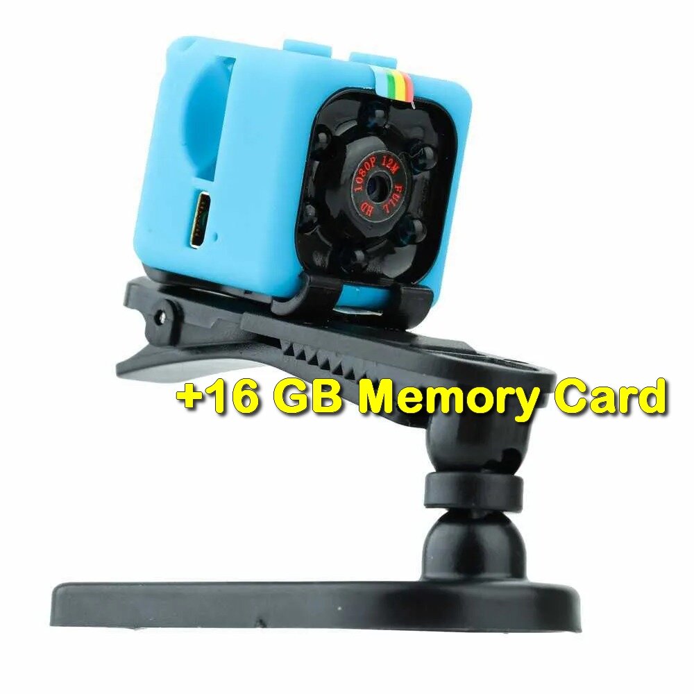 Mini Camera видеонаблюдения SQ 11 mini dv HD Синяя 16GB