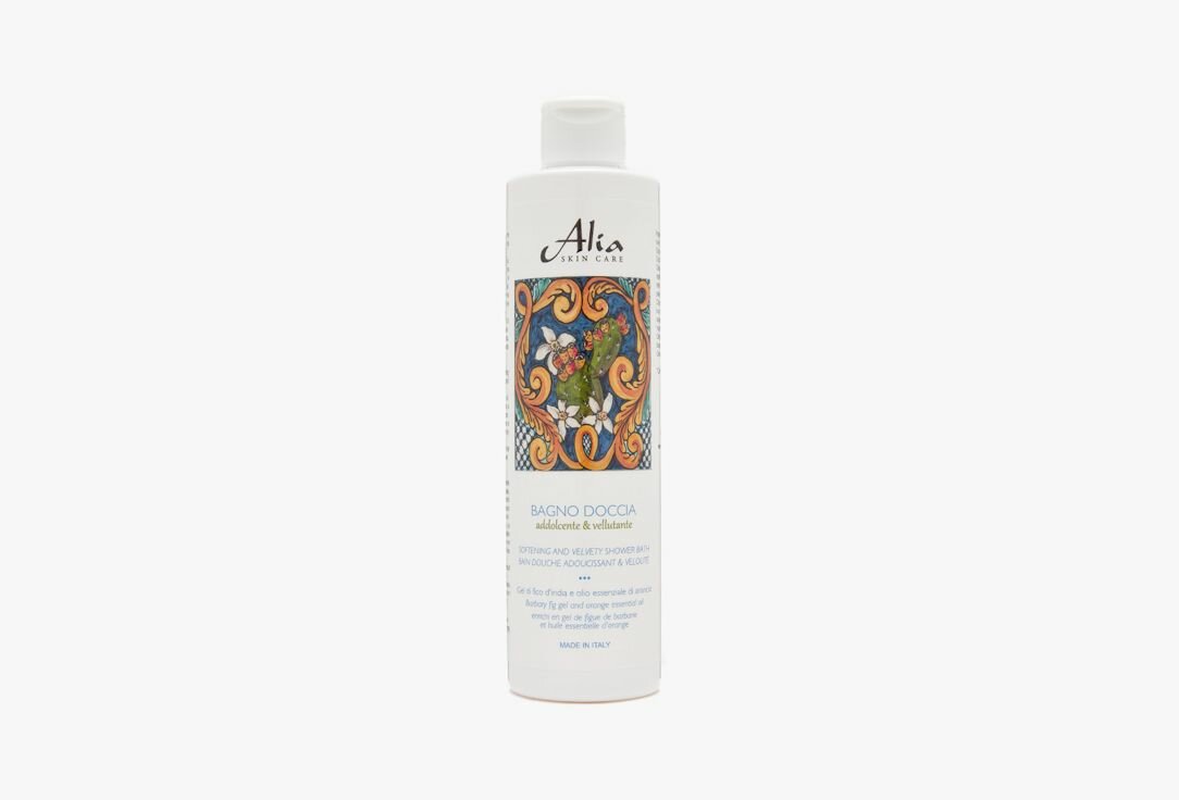Смягчающий и увлажняющий гель для душа и ванны ALIA SKIN CARE prickly pear & sweet orange oil 300 мл