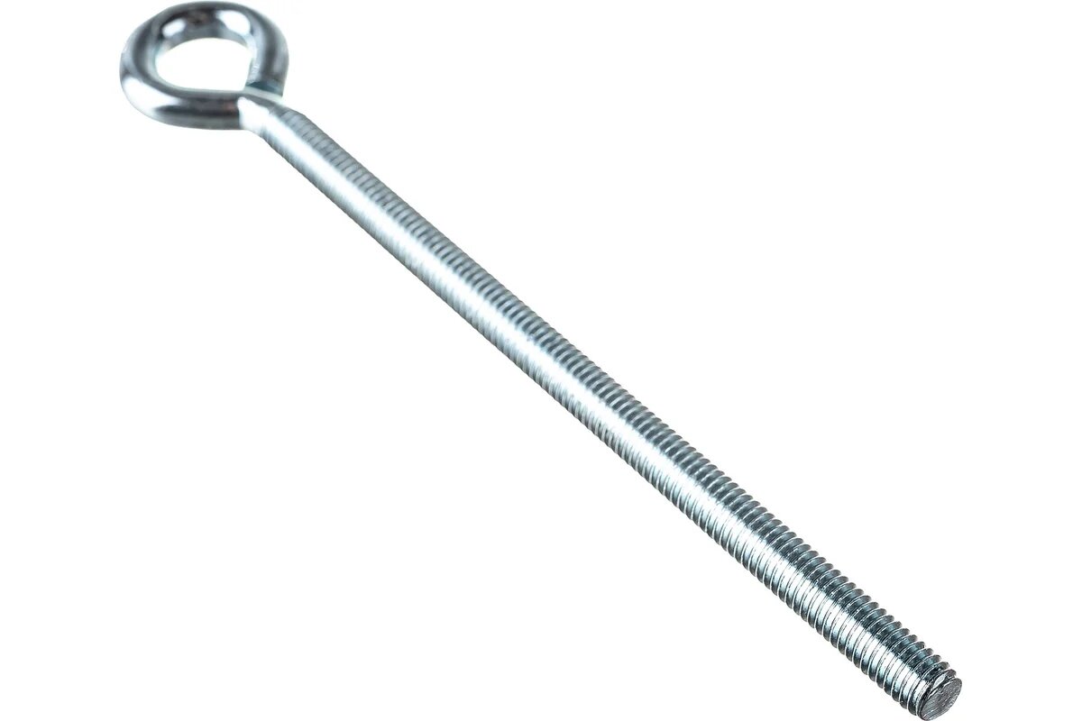 Европартнер Петля-винт Zn М6хL60xO10 мм, 2 шт, мебельный крепежный элемент, 13 1837