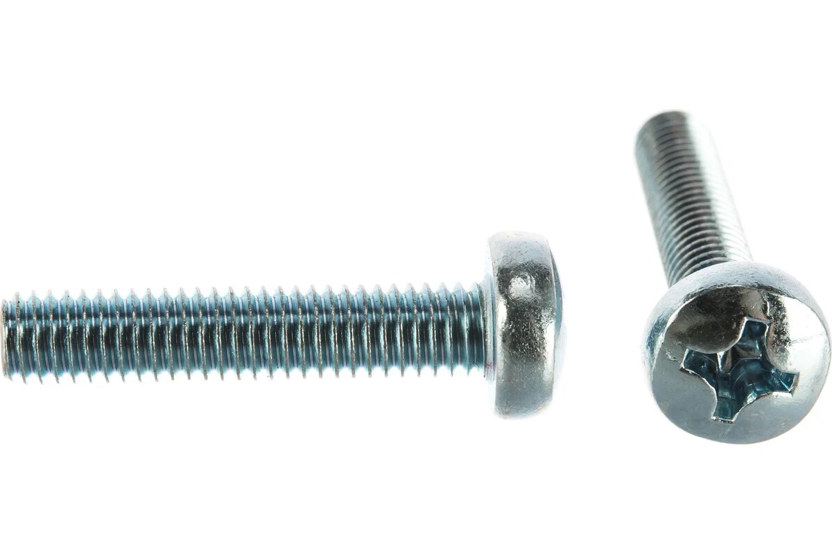 Госкреп DIN7985 Винт М6х70, набор 10 шт, резьба М6, крепеж DIN стандарт общего назначения