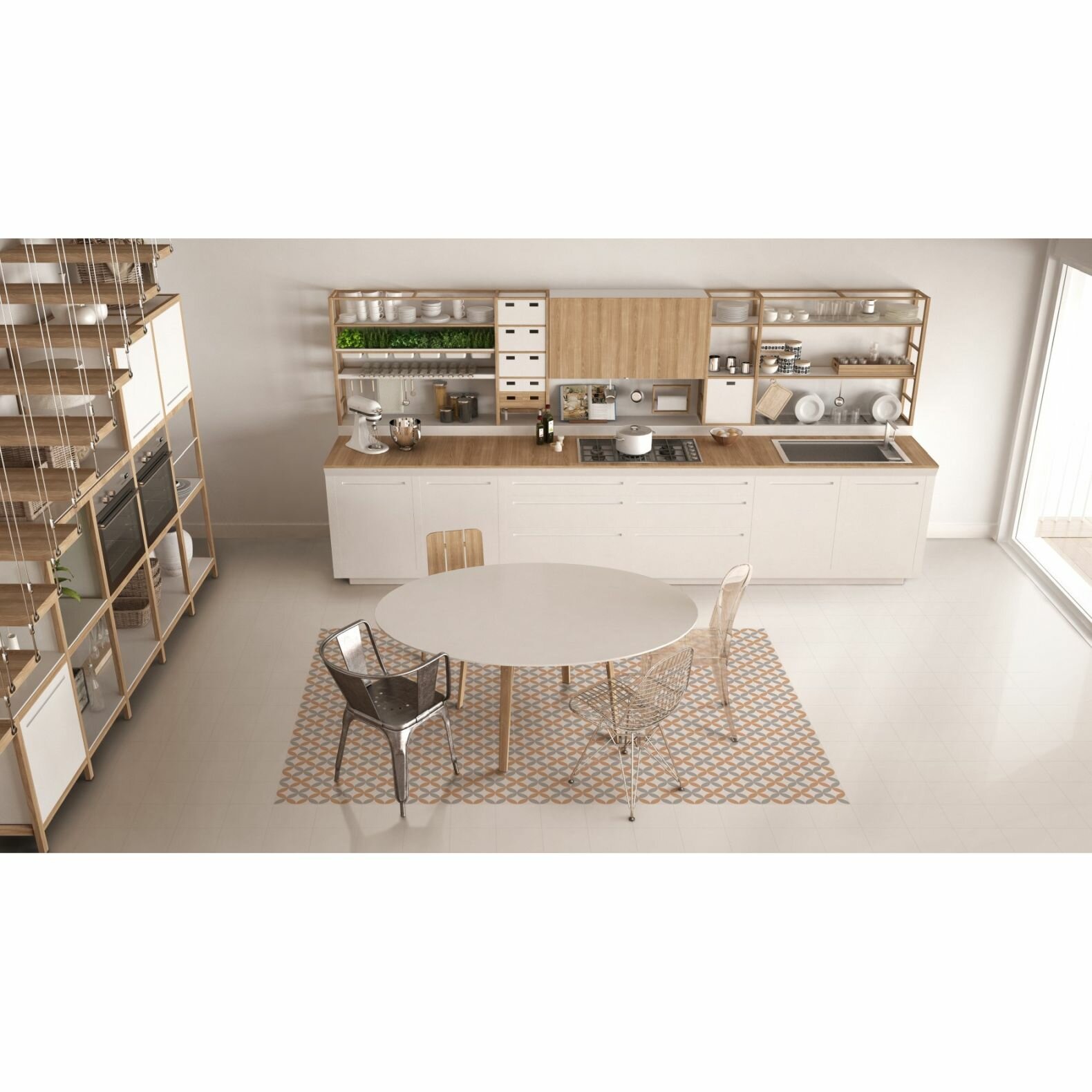 Керамогранит Absolut Keramika (Абсолют Керамика) Barcelona blanco 25x25 см (1.13 м2)