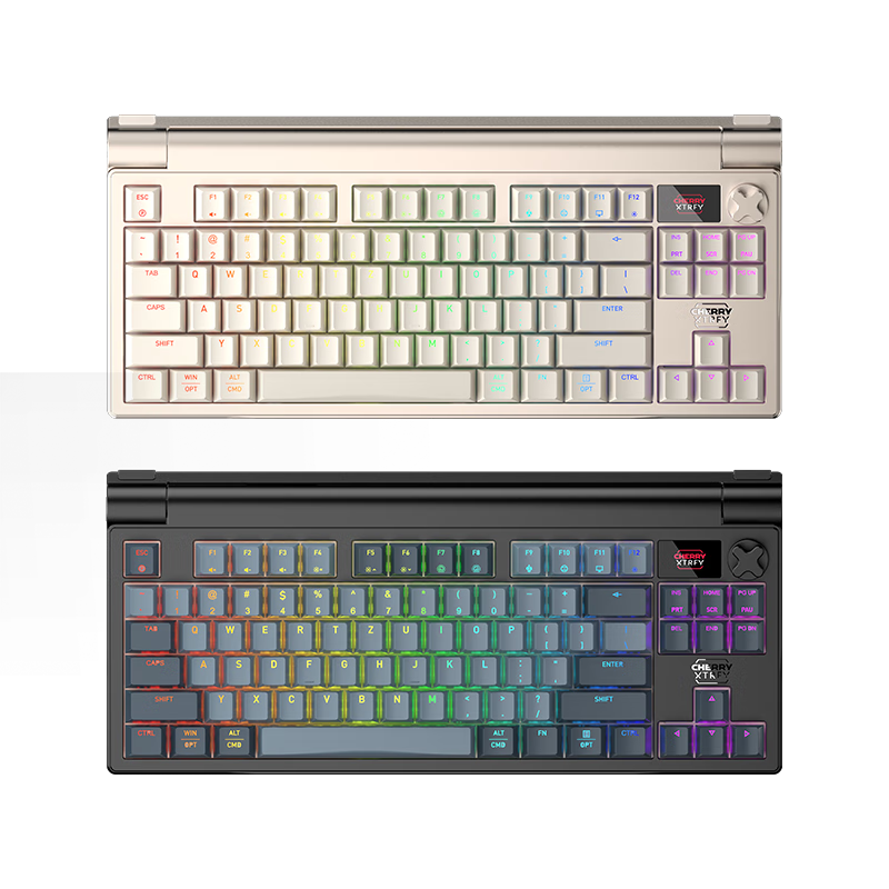 Беспроводная клавиатура CHERRY MX 8.3, Space Gold, 8K, Bluetooth, RGB, Brown Switch
