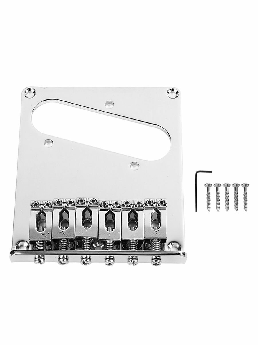Замена звукоснимателя с одной катушкой для электрогитары, серебряная отделка, совместима с большинством электрогитар, простая установка, прочная конструкция