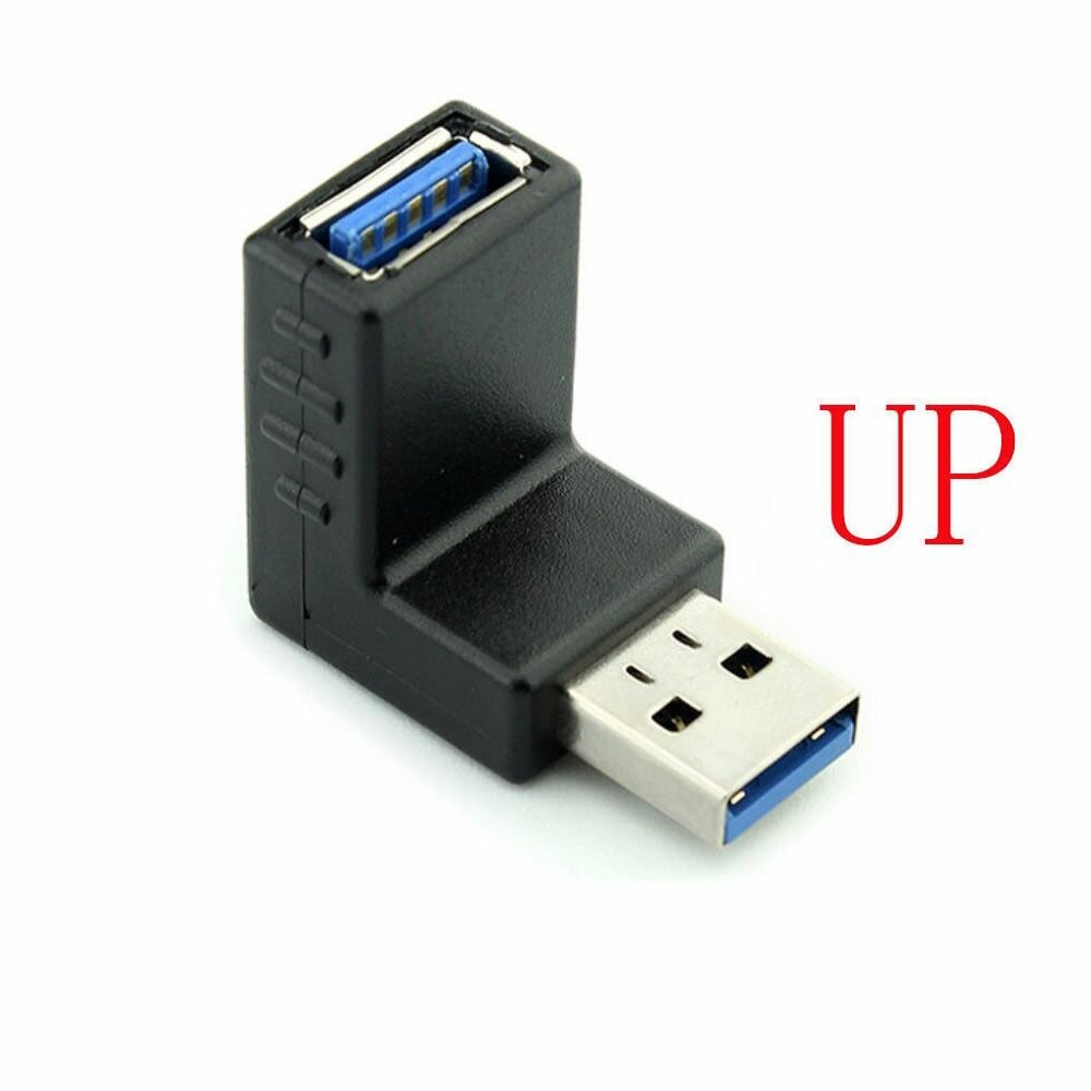 Адаптер Usb 3.0 90-Градусный Комбинированный Соединитель с Вертикальным Углом Наклона Вверх и Вниз От Мужчины К Женщине