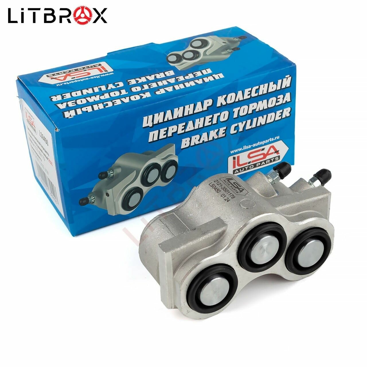 Тормозной цилиндр суппорта (передний) левый "ILSA" ВАЗ LADA Niva, Urban, Chevrolet Niva / LS0450 / 2121-3501179