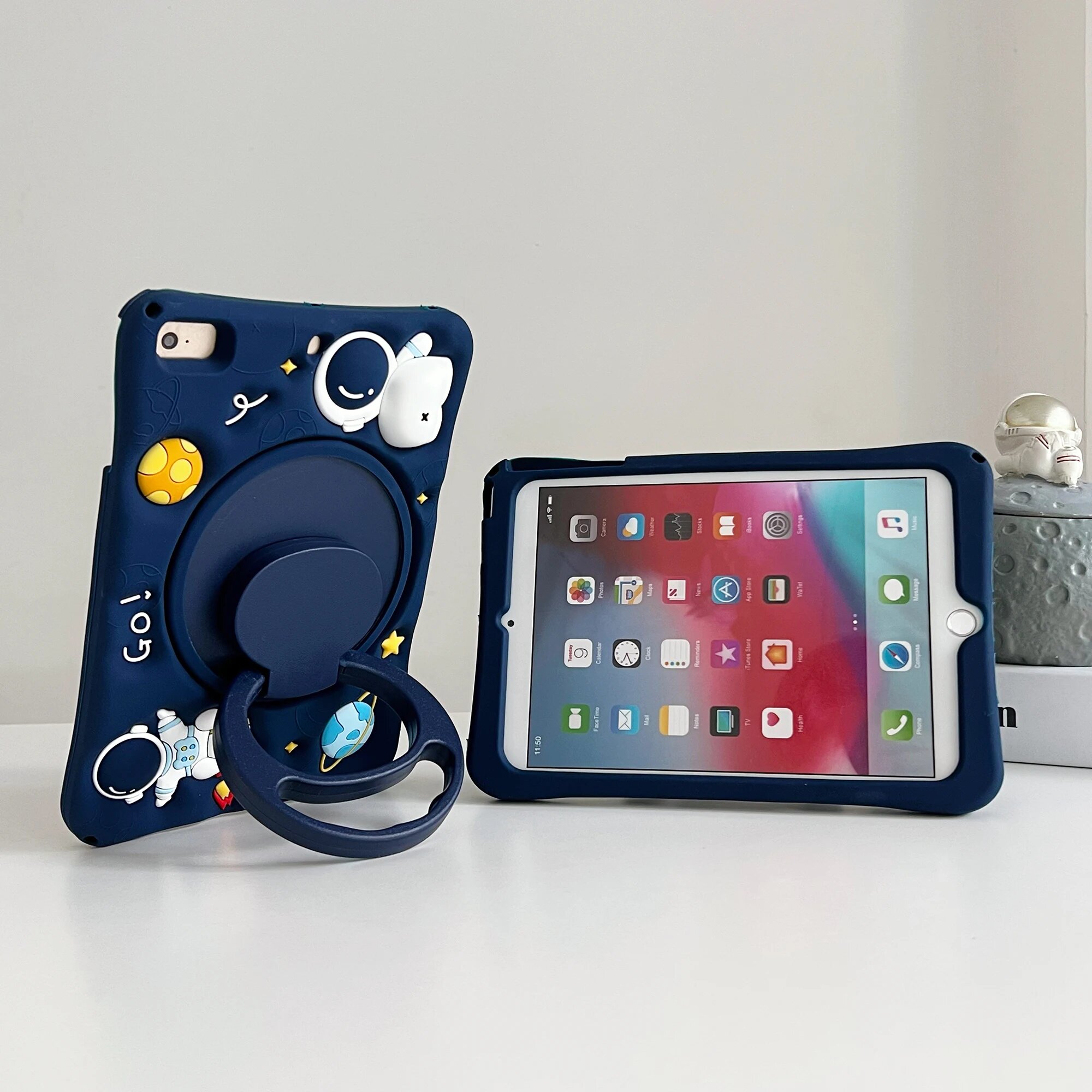 Чехол-подставка для Samsung Galaxy Tab A9 силиконовый детский A9 SM-X110 X115 X117, Only Case