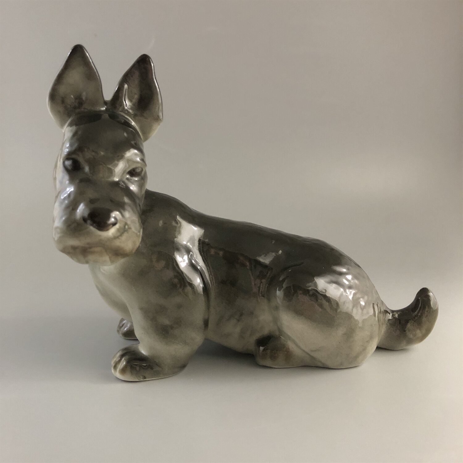 Статуэтка «Скотчтерьер», фарфор, ЛФЗ, СССР, 1960-е гг.