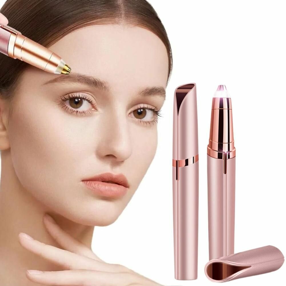 Электрический триммер для бровей, Женский эпилятор, Можно стирать, USB-зарядка