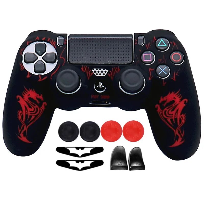 Мягкий силиконовый чехол для контроллера PS4 Ralan A0296-2