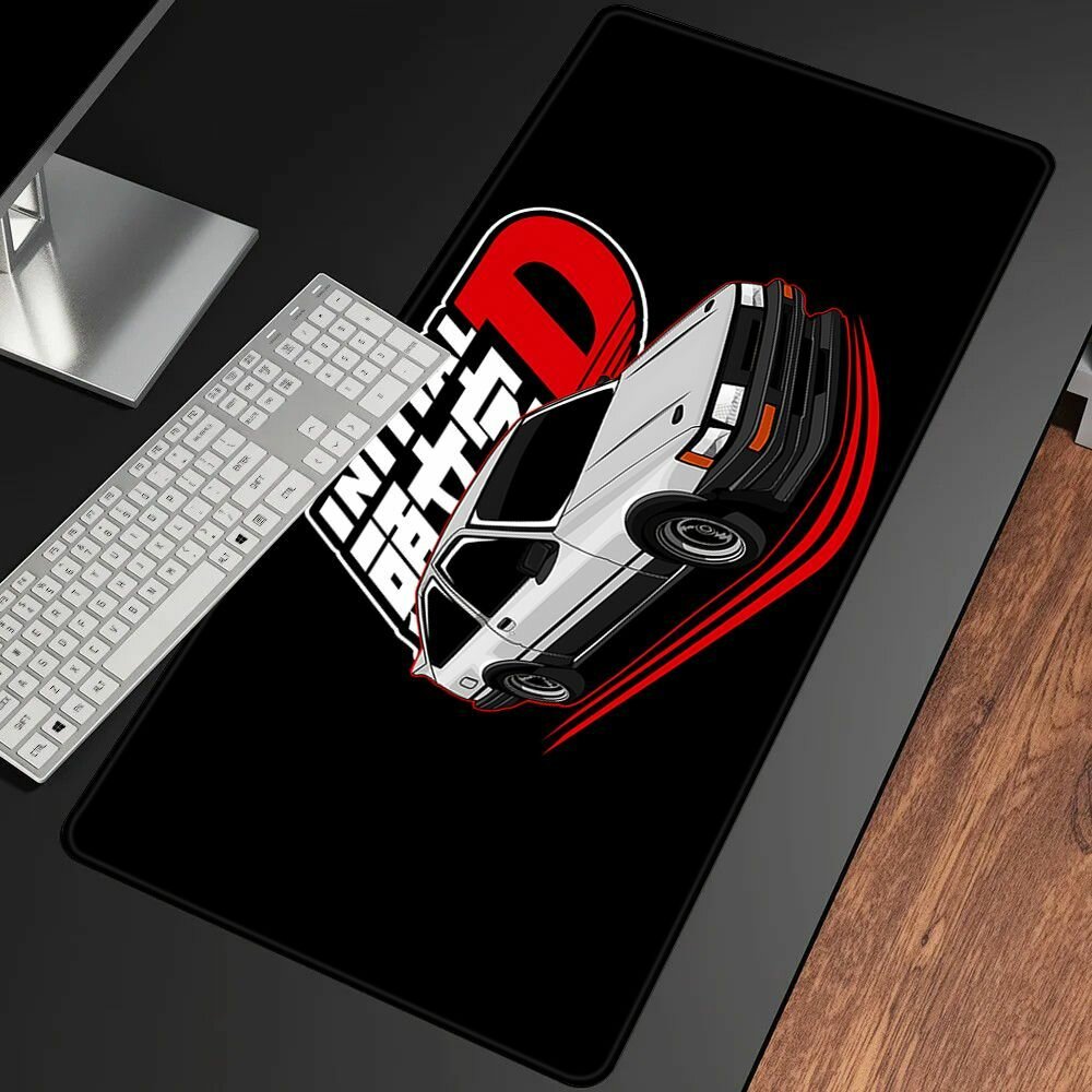 Initial D Анимационный коврик для клавиатуры и мыши JDM с крупномасштабной гоночной игрой, ковер для рабочего стола ноутбука, компьютерные аксессуары для ПК большого размера 40x90xxl