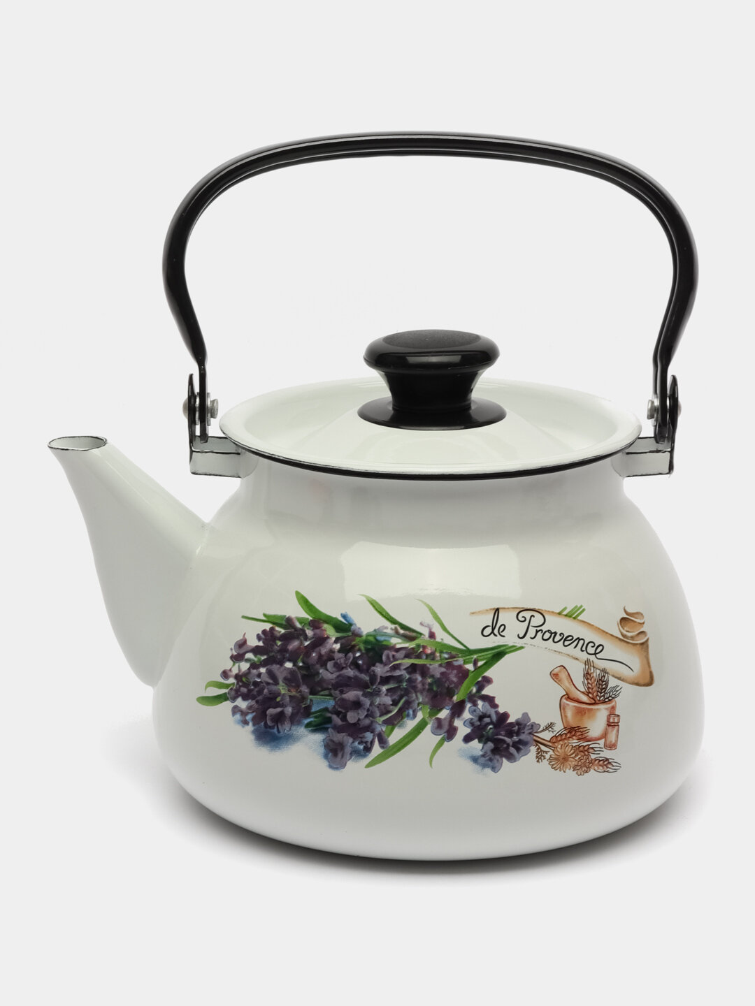 Чайник эмалированный "Аромат" 3л, белый, Керчь