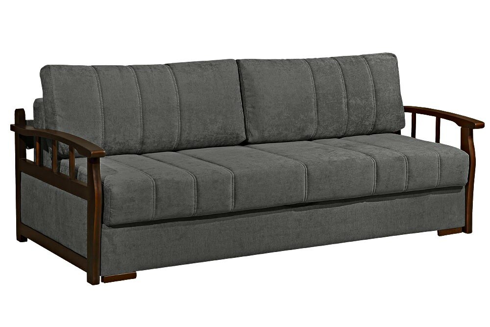 Диван Барон, независимый пружинный блок, металлический каркас, велюр