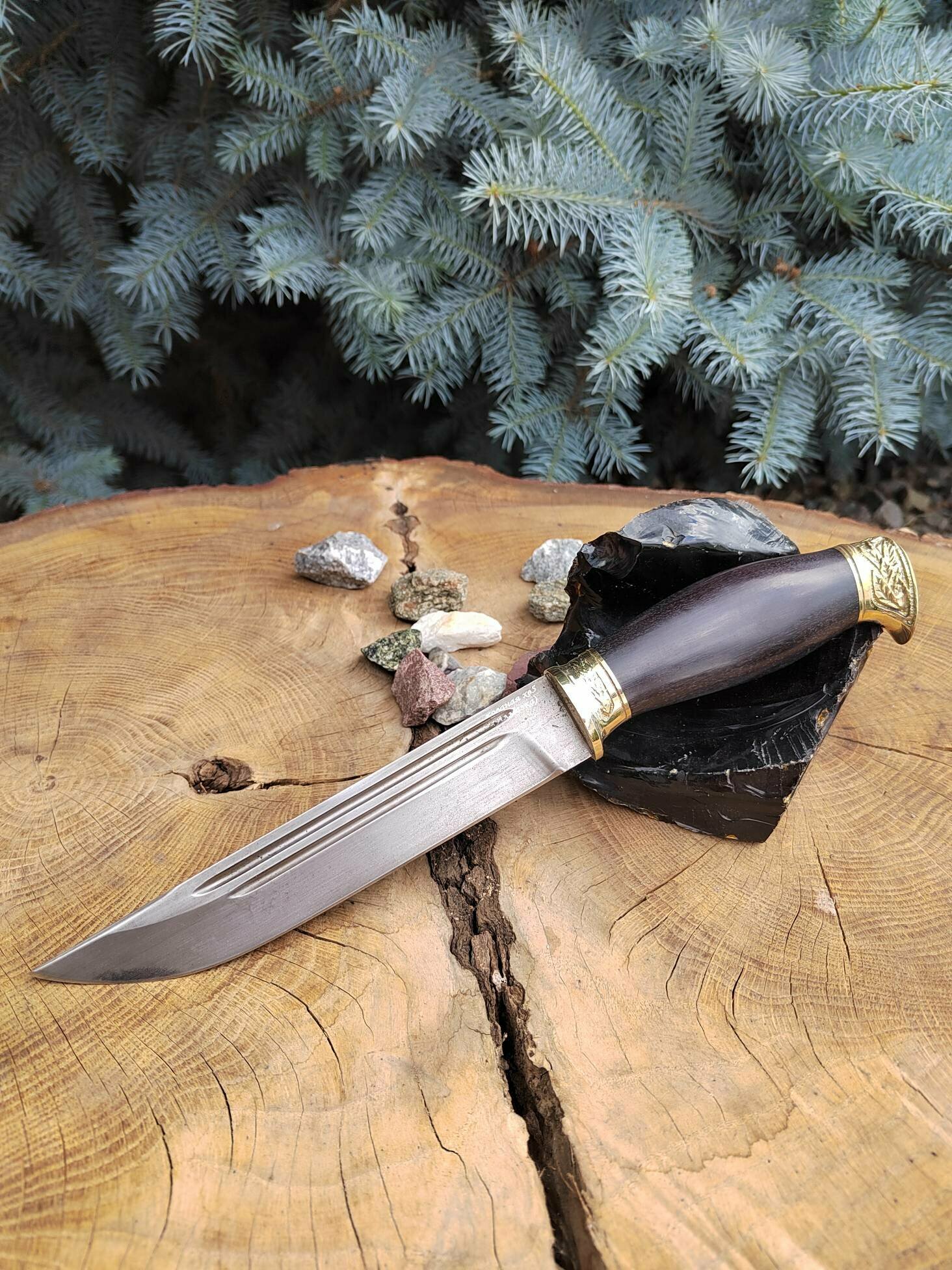 Туристический нож "Алмазка", казачий, засапожный, тактический, охотничий