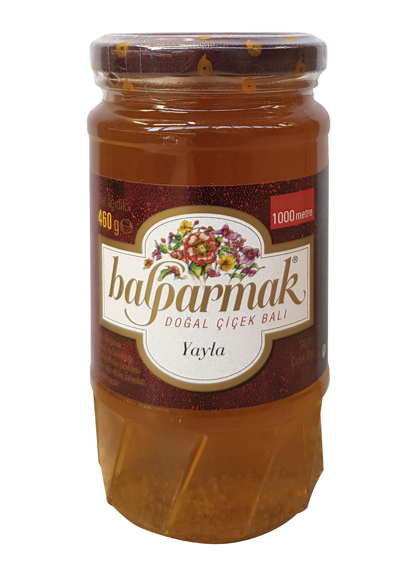 Мед цветочный высокогорный (1000 метров), "Balparmak", Yayla Dogal Cicek Bali, 460 гр. Турция