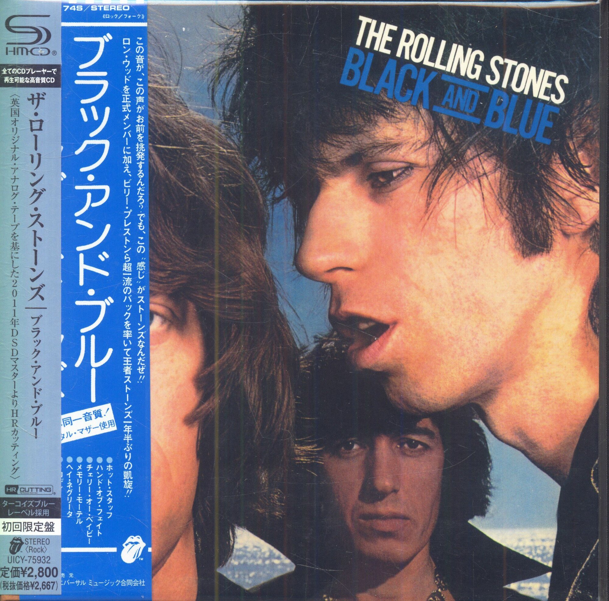 The Rolling Stones. Black And Blue (SHM-CD, Limited Edition, Paper Sleeve, Japan, Rolling Stones Records, UICY-75932, 2013, новый импортный диск в заводской упаковке) CD