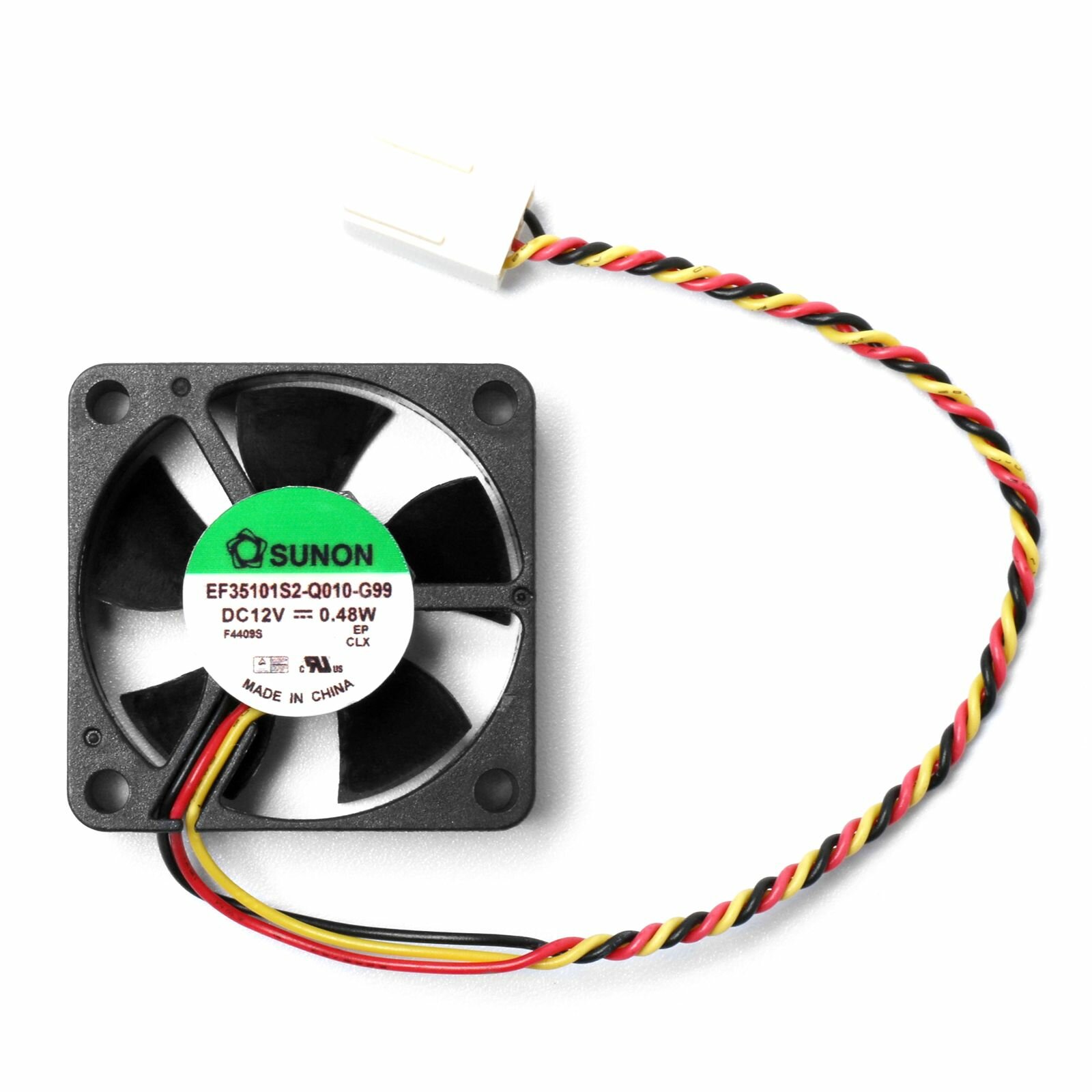 Вентилятор охлаждения MyPads SUNON EF35101S2-Q010-G99 DC 12V 0,48 Вт 3,5 см для ПК ASUS TUF SaberTooth Z87