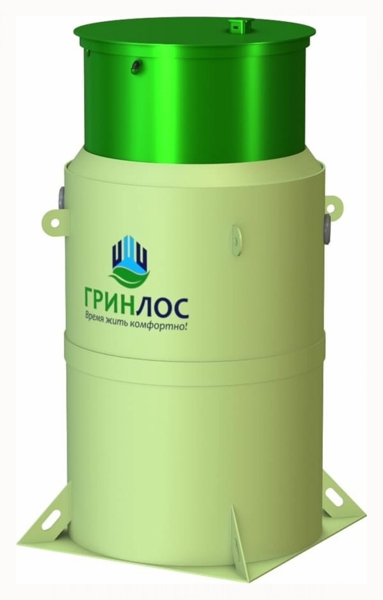 Септик для дома Гринлос Аэро Лайт 9 (2 м3/сут, самотечный, на 9 человек)