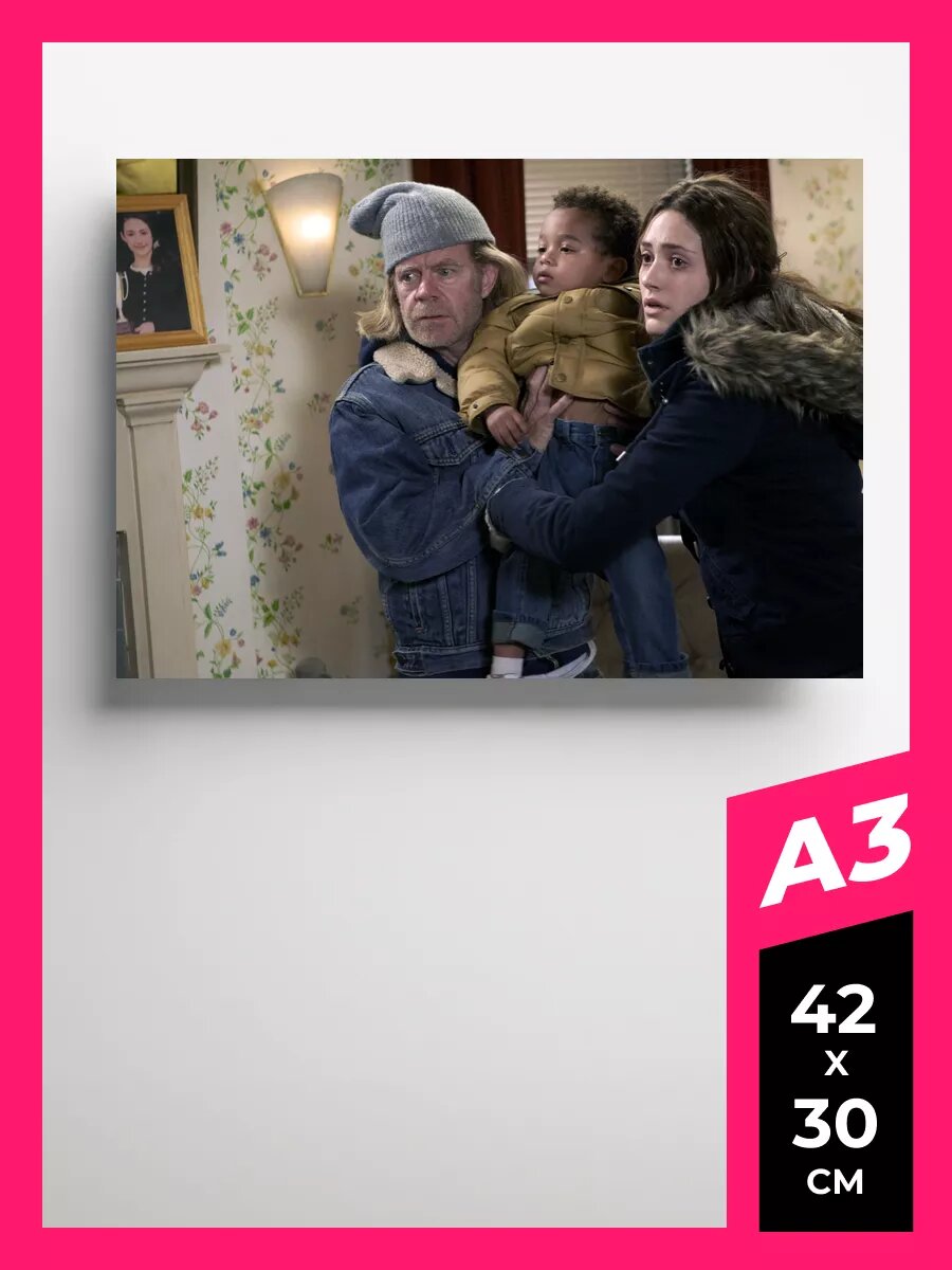 Постер Бесстыжие плакат Shameless А1, А2, А3, 50х70 5, матовая фотобумага премиум качества