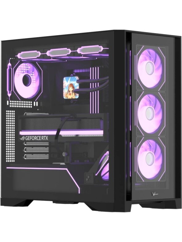 Компьютерный корпус ATX Formula Air Power G8 Floe черный (air power g8 b floe)