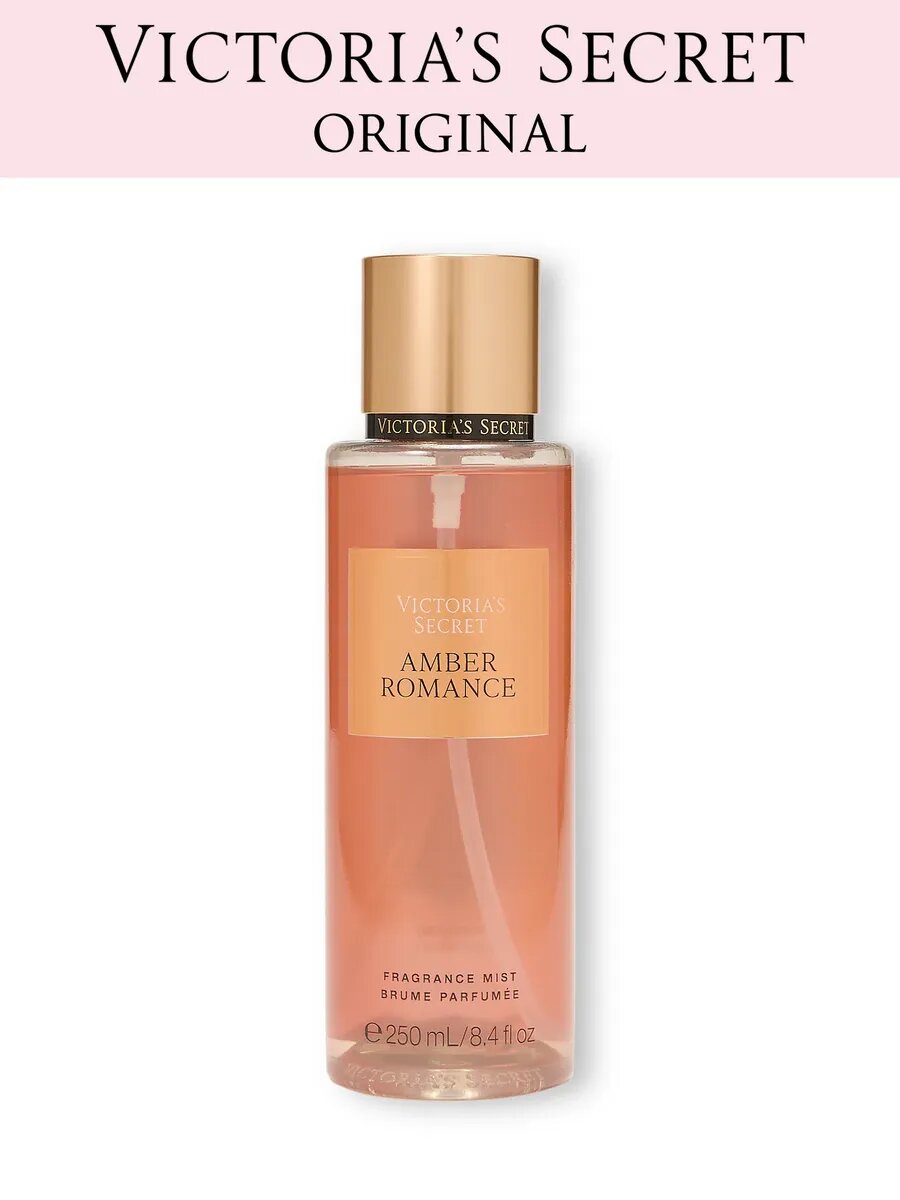 Мист Victoria's Secret "Amber Romance", для тела, женский, гурманские ноты, 250мл
