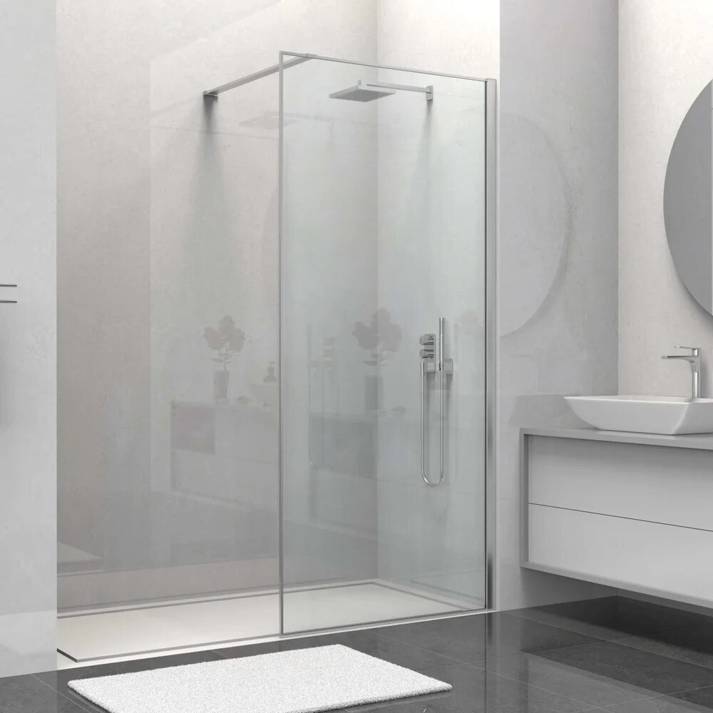 Душевая перегородка Walk-In VSW-1HS100CL, 1000*2000, хром, стекло прозрачное