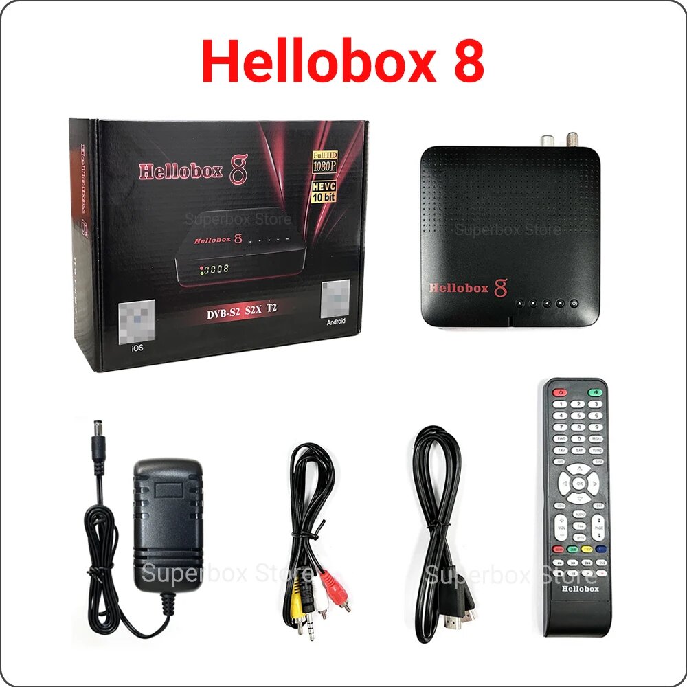 SKYSAT Hellobox 8 спутниковый ресивер Европейская вилка (EU Plug)