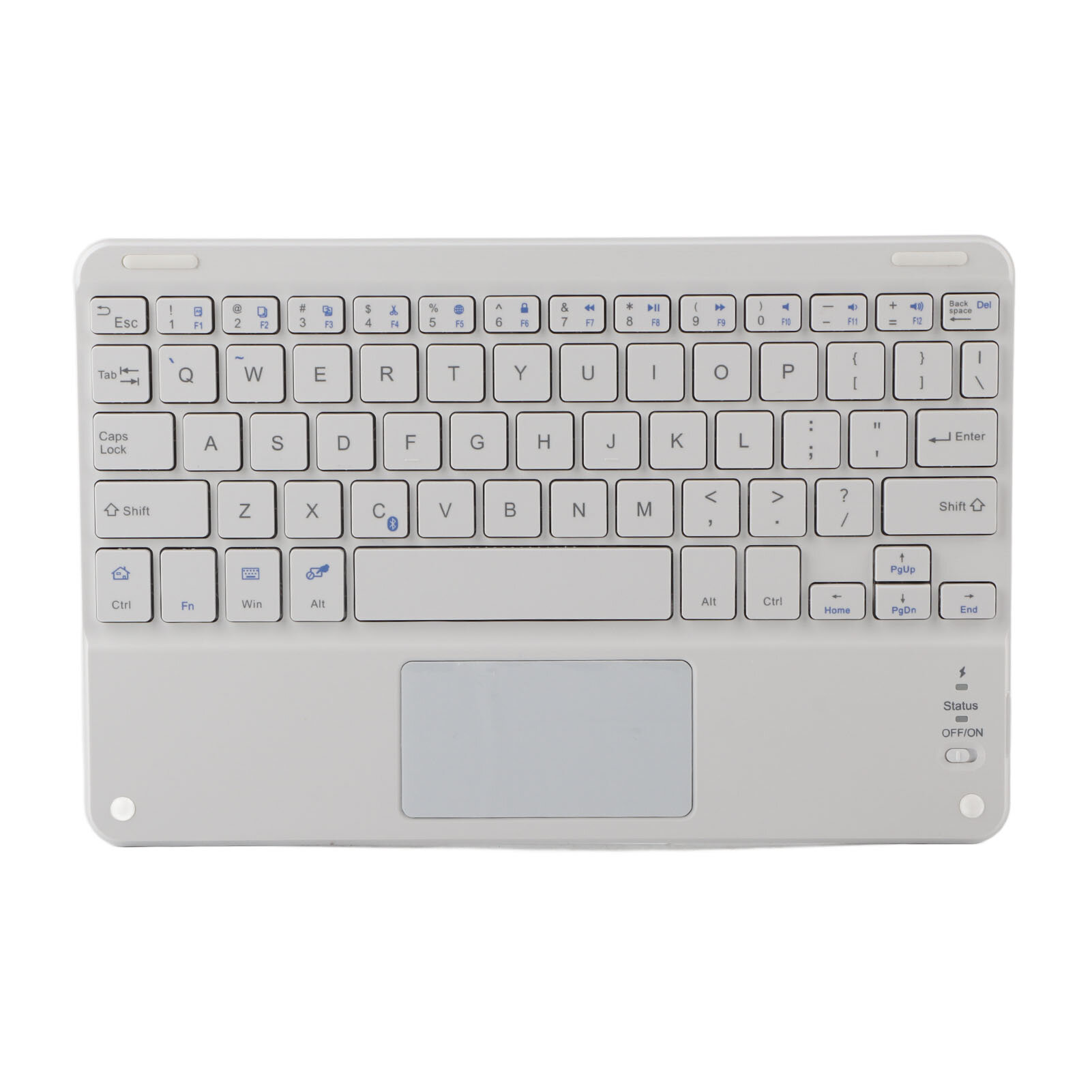 Портативная 9 дюйма Bluetooth TouchPad -клавиатура ножницы.