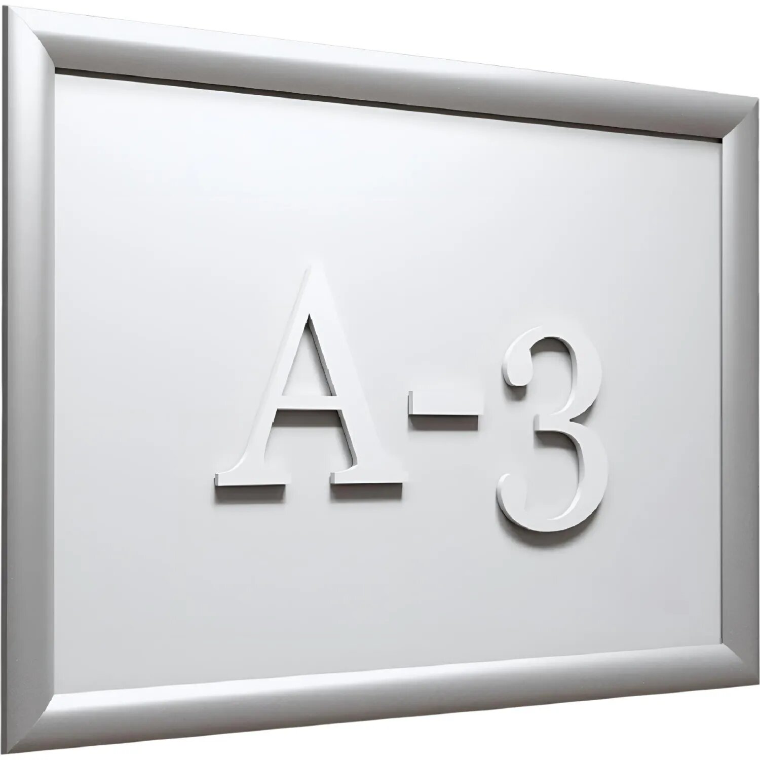 Рамка А3 Attache, алюм. клик-профиль 25 мм, настенная