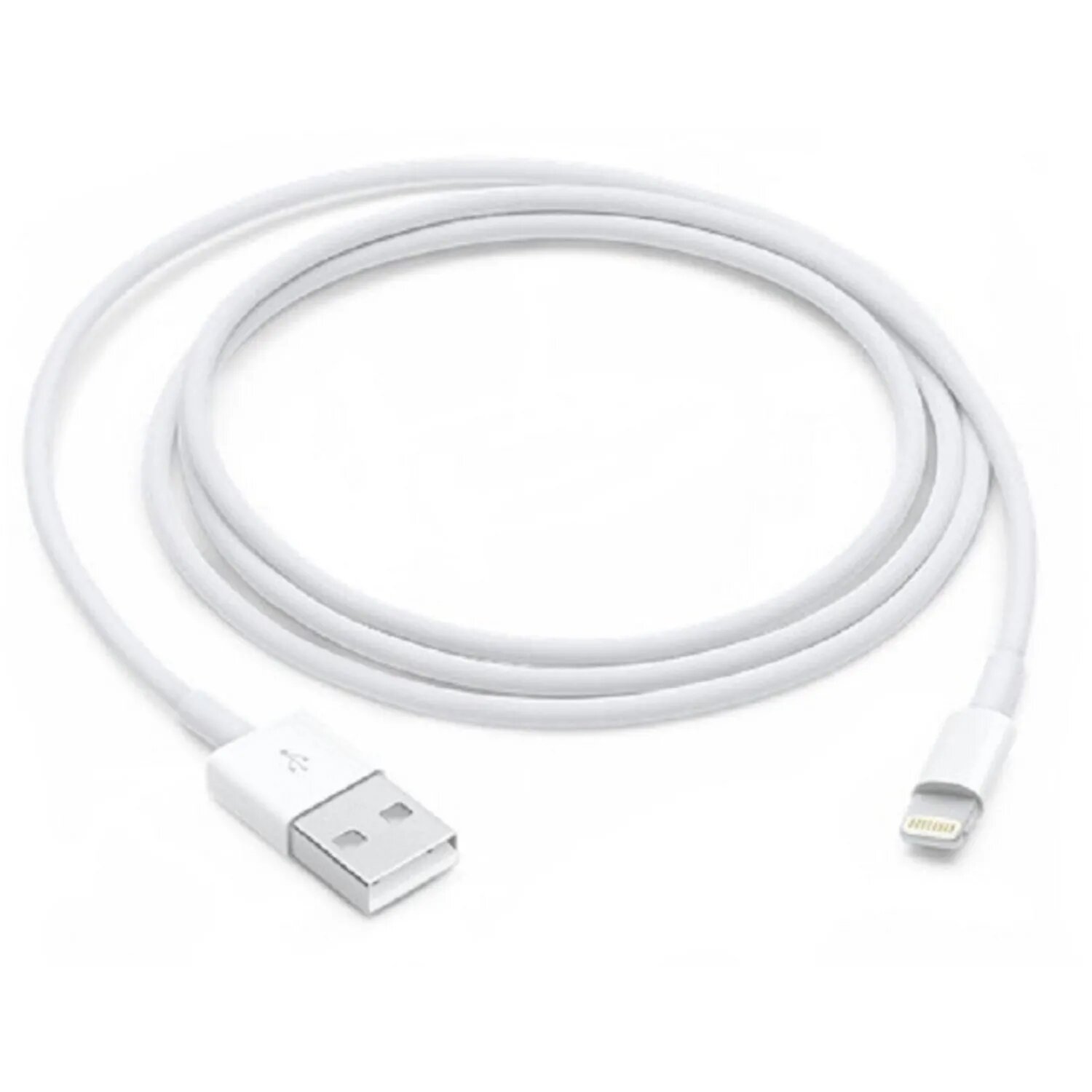 Кабель Apple Lightning - USB Cable (1 m), бел, MQUE2ZM/A+MXLY2ZM/A+MD818ZM/A