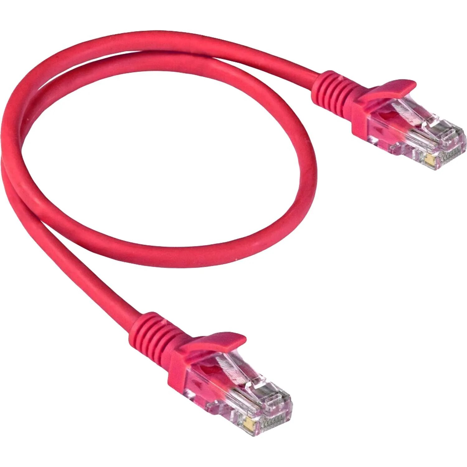 Патч-корд ExeGate UTP-RJ45-RJ45-5e-1.5M-RD, 5e, 1.5м, красный