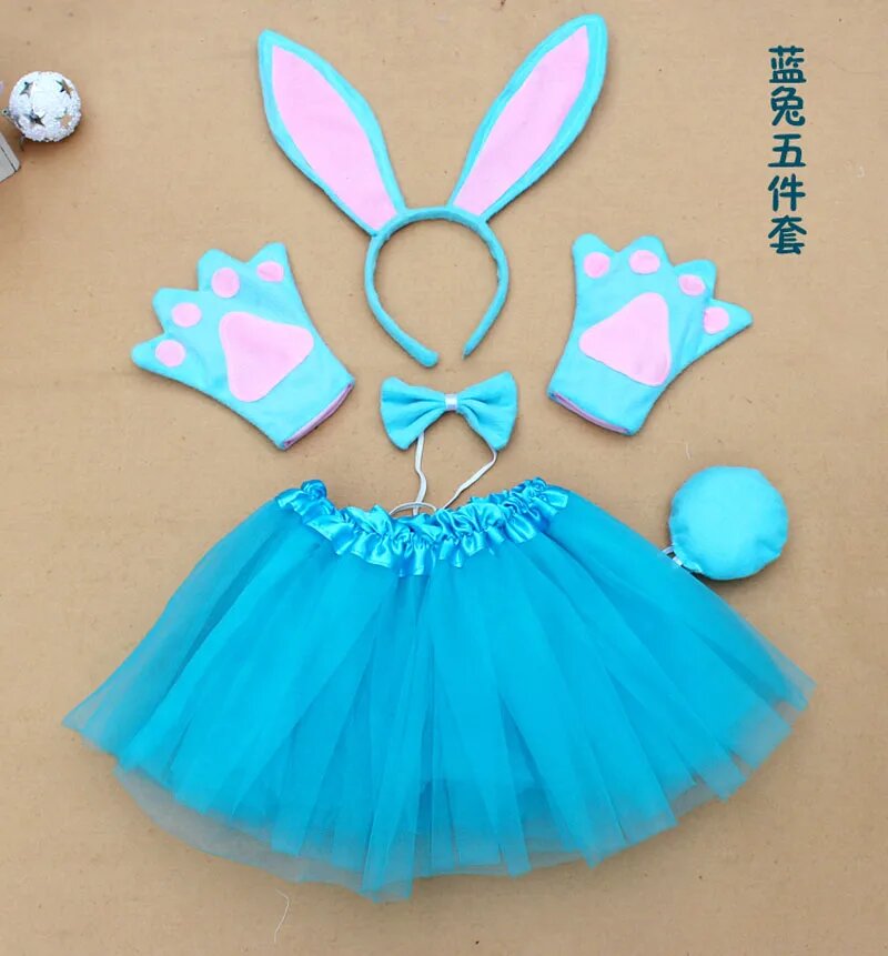 Детский костюм кролик KTLPARTY Синий, Синий