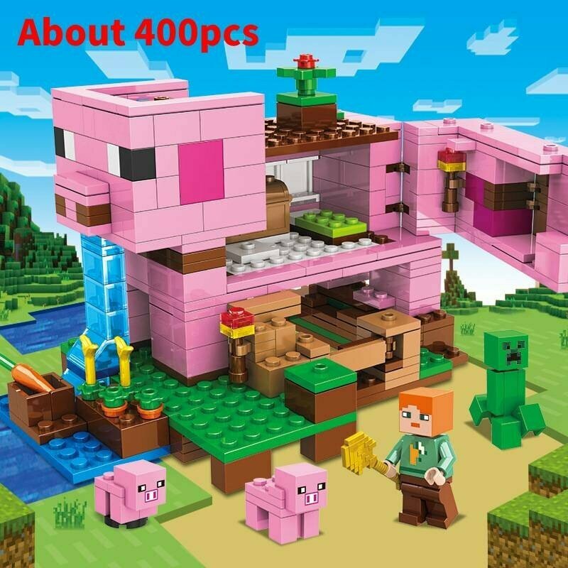 Конструктор my world cave building blocks set 7434, abs пластик, для мальчиков
