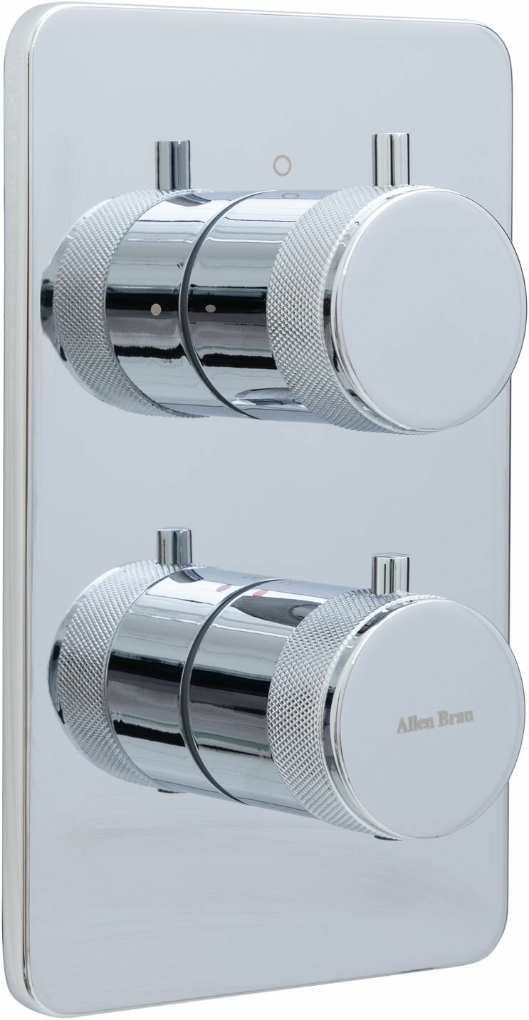 Смеситель для ванны Allen Brau Priority 5. IW31NK21OJ3-NN00QU (с внутренней частью, 2 выхода) хром