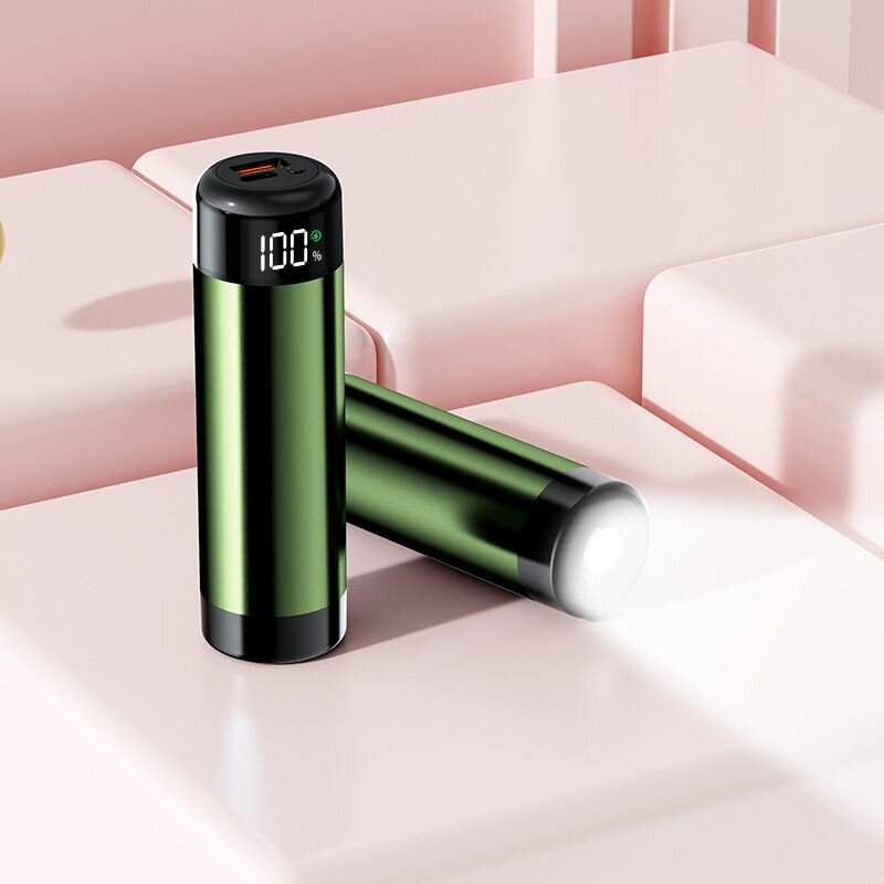 3-в-1 мини-грелка, также пауэрбанк и LED-фонарик, портативная, быстрый нагрев, универсальная