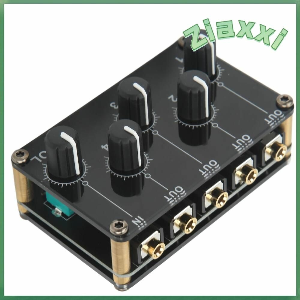 Мини аудио микшер 4 канала, чувствительный, для музыкальных устройств