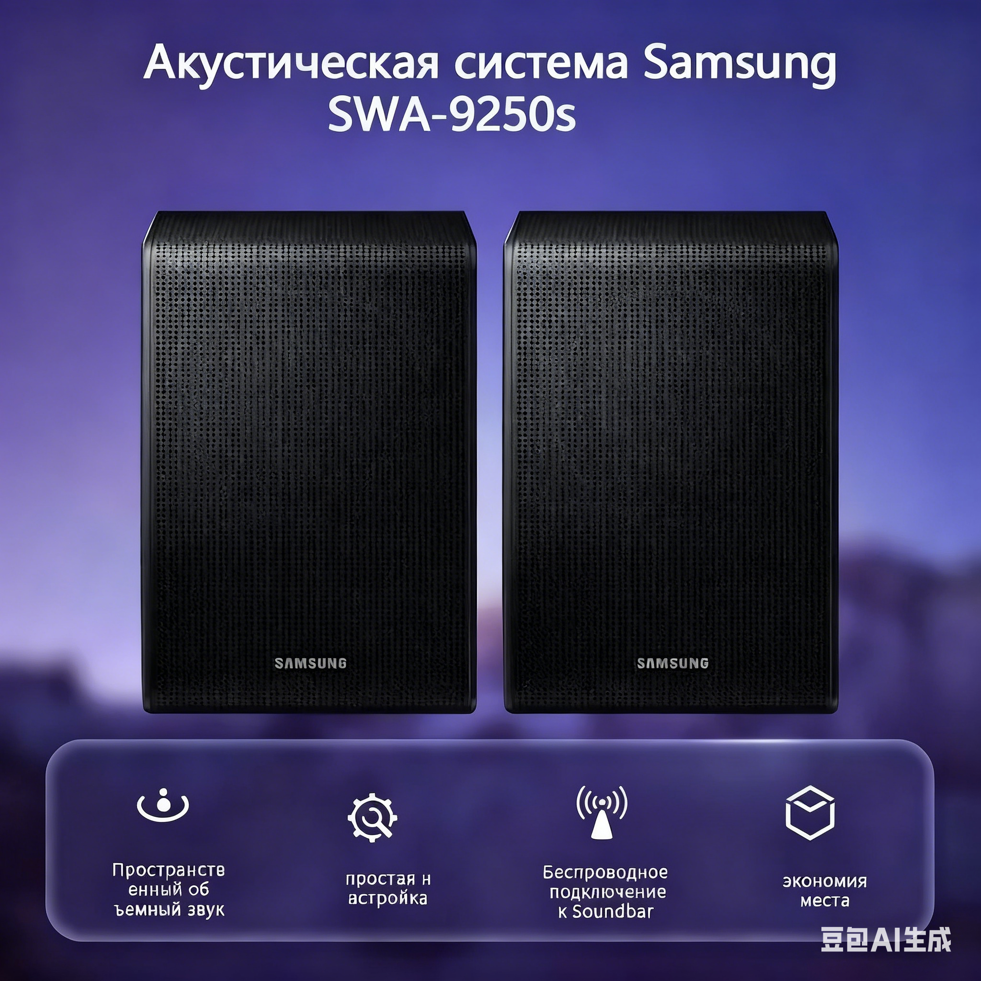 Домашний кинотеатр Samsung SWA-9250S Тыловой динамик объемного звучания