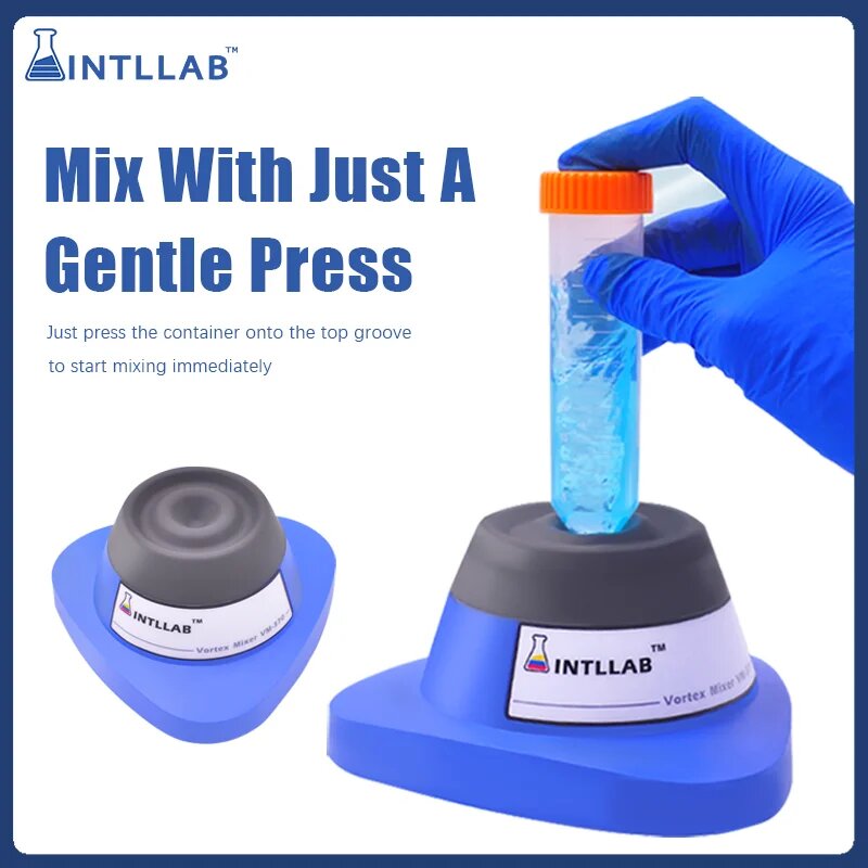 INTLLAB Мини вихревой миксер Миксер Мини вихревой миксер Лабораторный осциллятор — фото 1