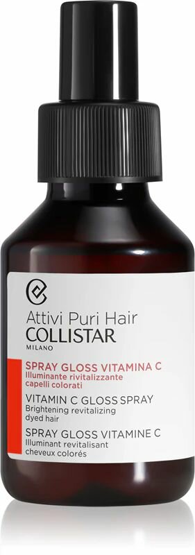 Collistar Спрей для волос с витамином С Hair VITAMIN C Gloss Spray Brightening Revitalizing 100 мл