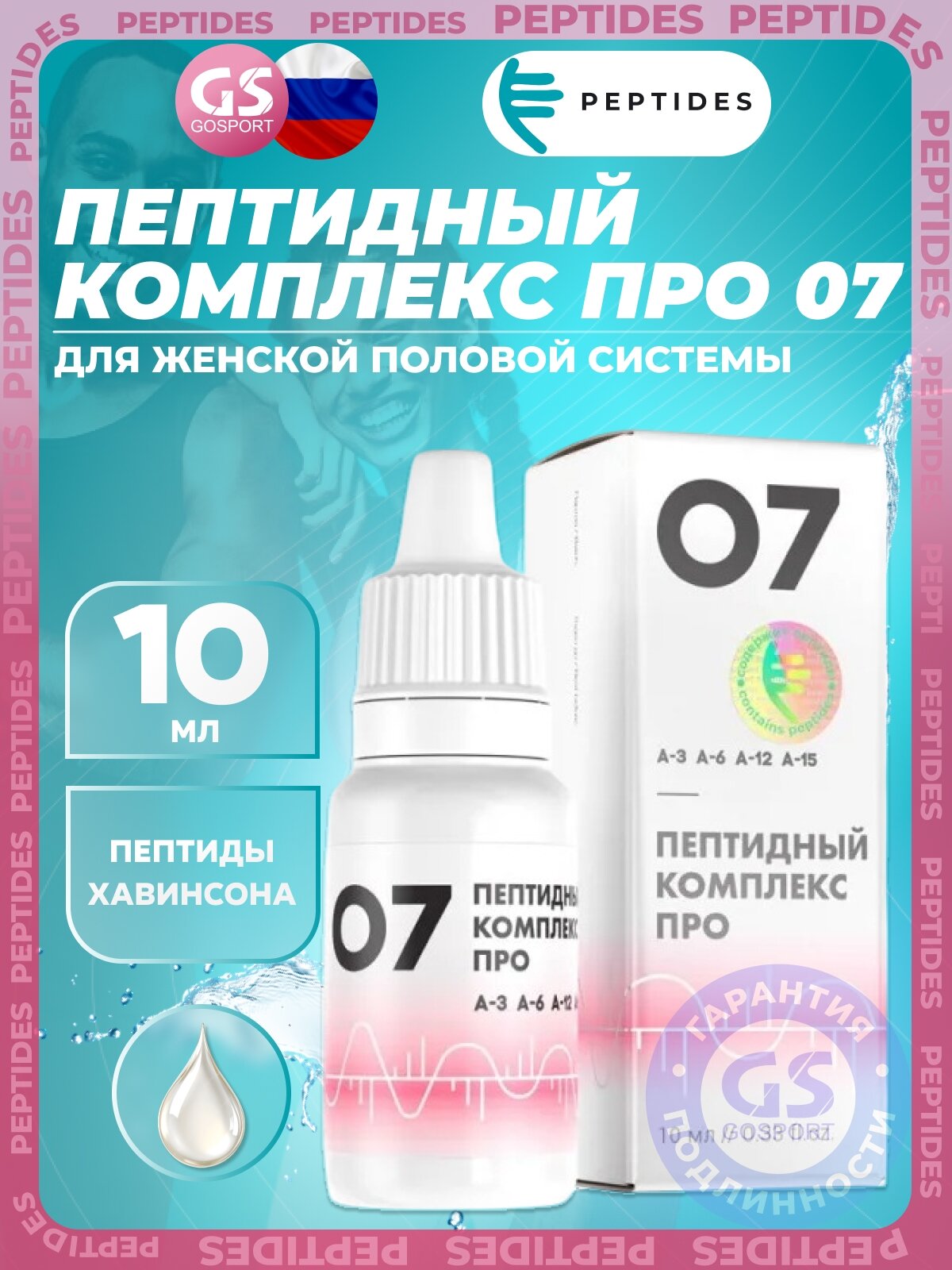 Пептиды Хавинсона PEPTIDES Пептидный комплекс про 07 10 мл