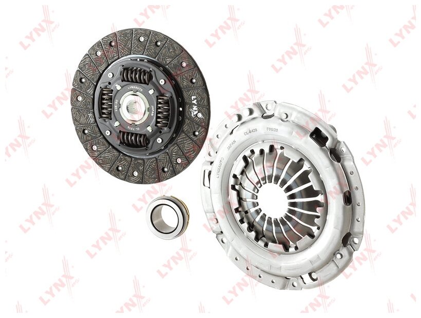 Комплект сцепления (Ø 225 mm) LYNXauto CL-1294. Для CHEVROLET Epica/Evanda 2.0 05> / Rezzo 2.0 05>, DAEWOO Evanda 2.0 02> / Leganza 2.0-2.2 97> / Lace