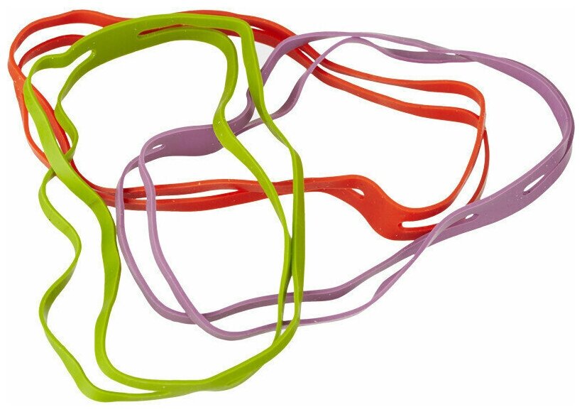 Резинка универсальная Atache Х-образная, 180х11х1 мм, 25 штук, ассорти