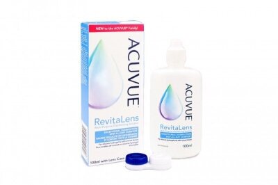 Раствор для контактных линз ACUVUE Aqua RevitaLens, 100мл, для всех типов