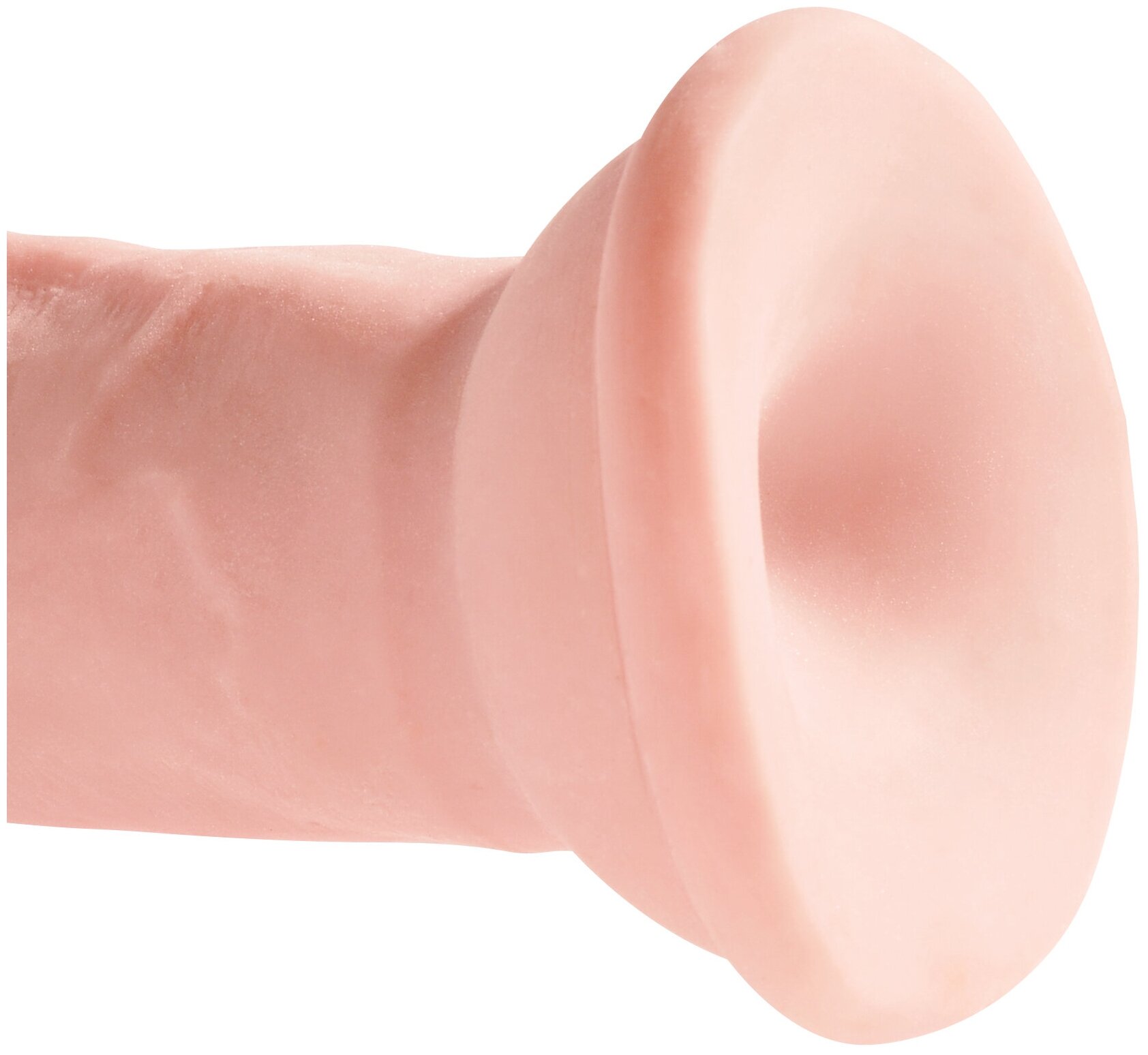 Pipedream Фаллоимитатор на присоске King Cock Plus 6" Triple Density - Flesh (18.4, Ø 4.3 см)