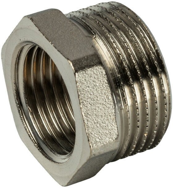 Футорка STOUT 3/4X1/2 НР/ВР никелированная латунь резьба