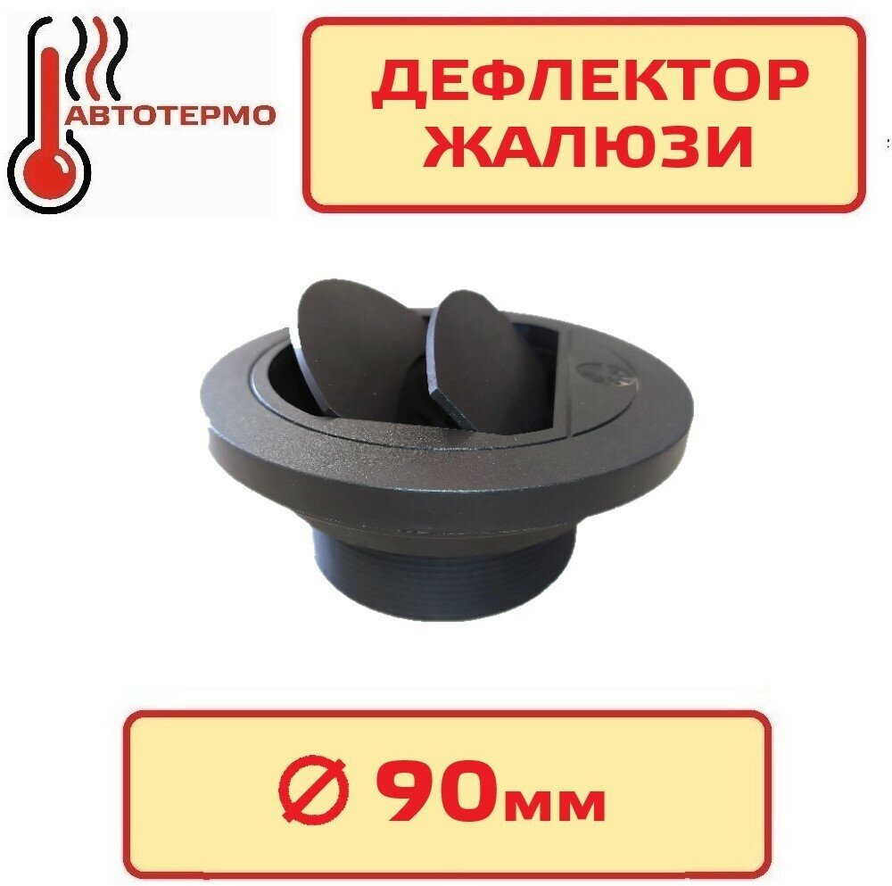 Дефлектор для воздушного отопителя Ду-90 (жалюзи закрывающиеся)