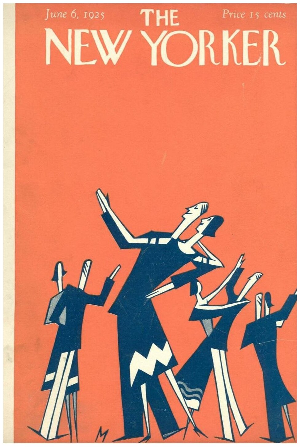 Постер / Плакат / Картина Обложки New Yorker - Вальс 50х70 см в подарочном тубусе